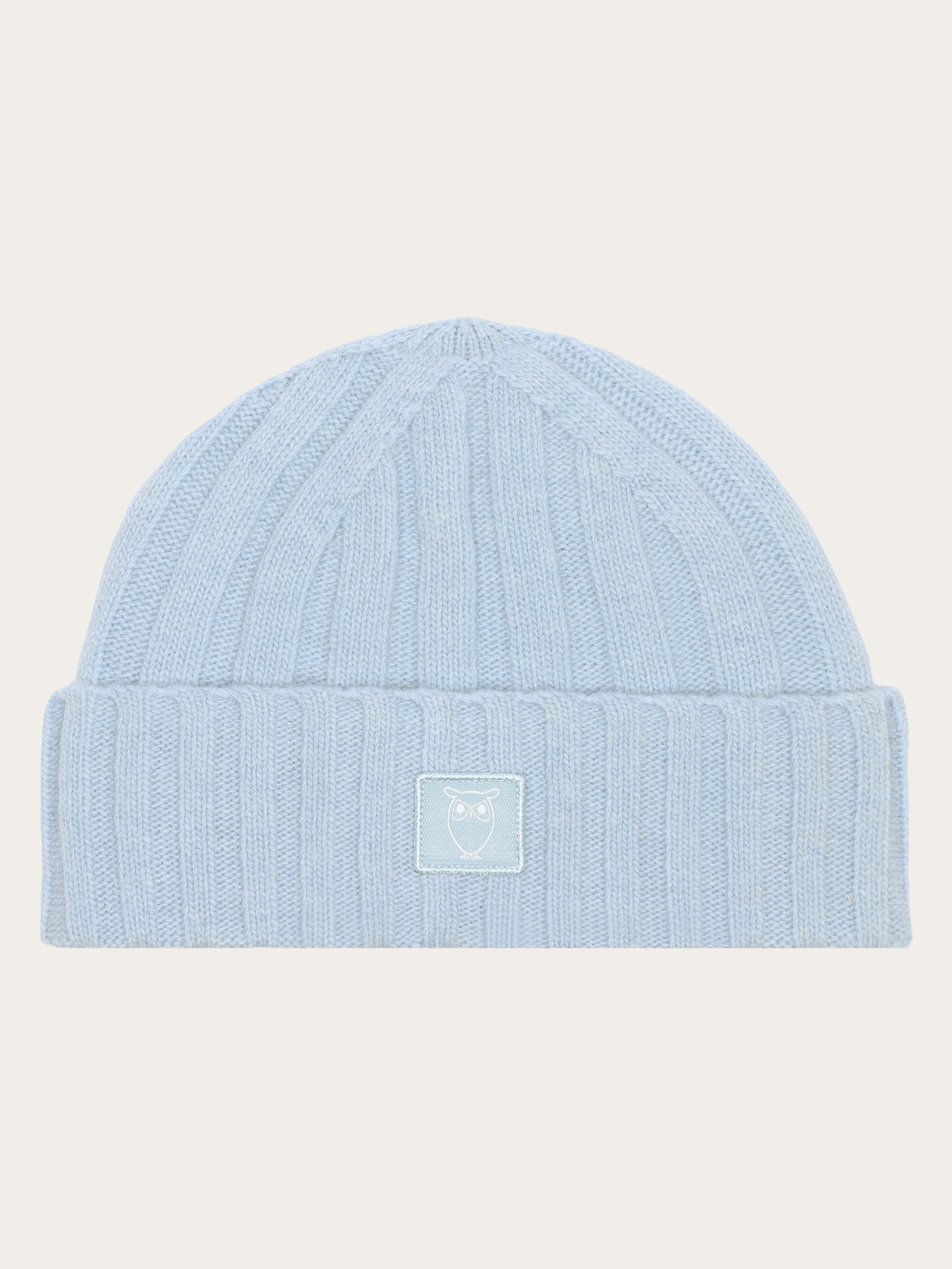 Low wool 5x4 rib beanie - RWS - Asley Blue – KnowledgeCotton Apparel Europe