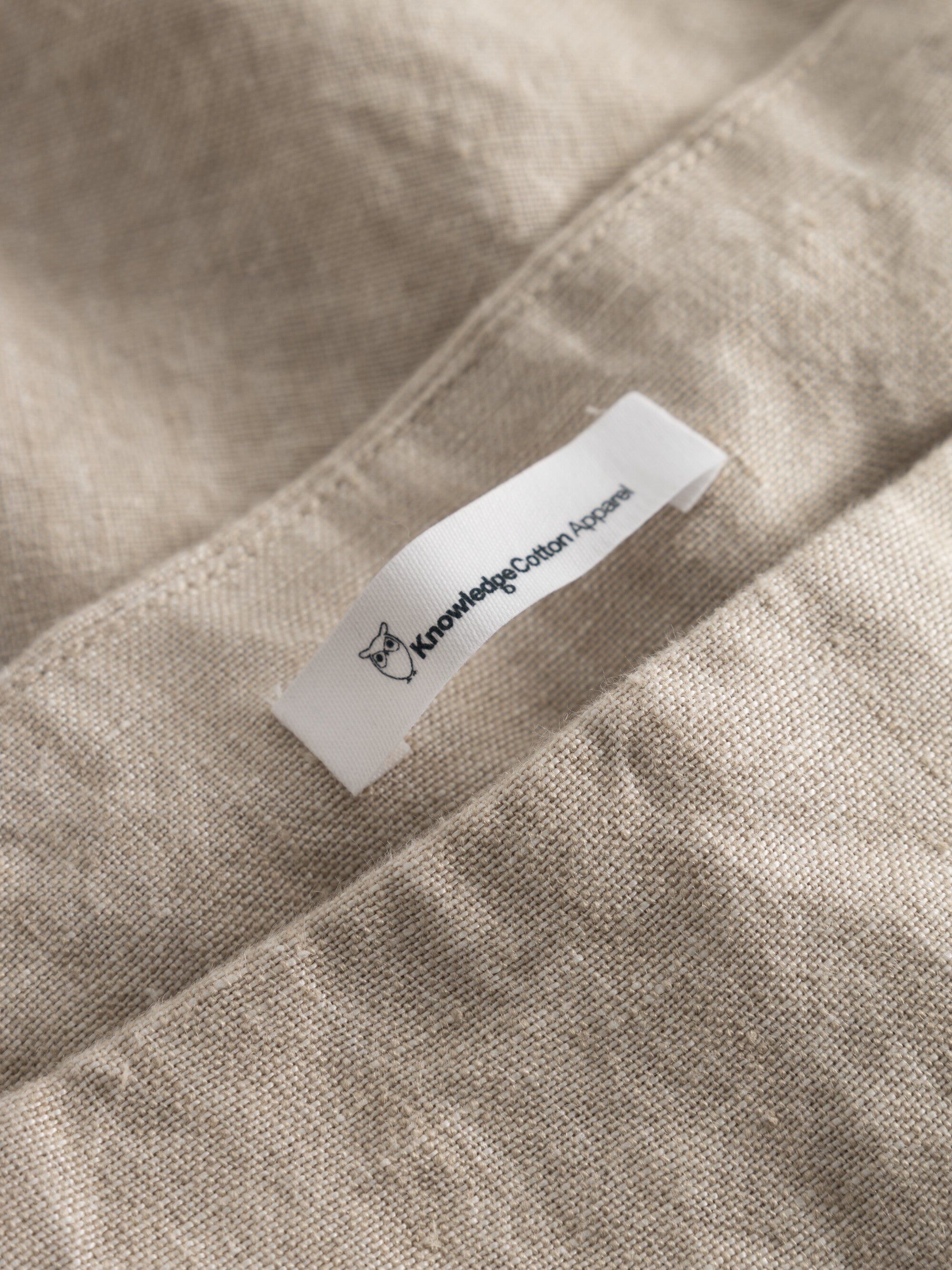 Buy Natural linen wrap skirt - Light feather gray - from ...