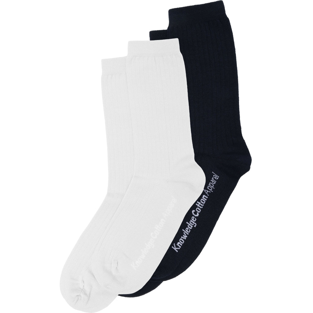 Organic Cotton 2-Pack Classic Sock GOTS/Vegan - Bright White ...