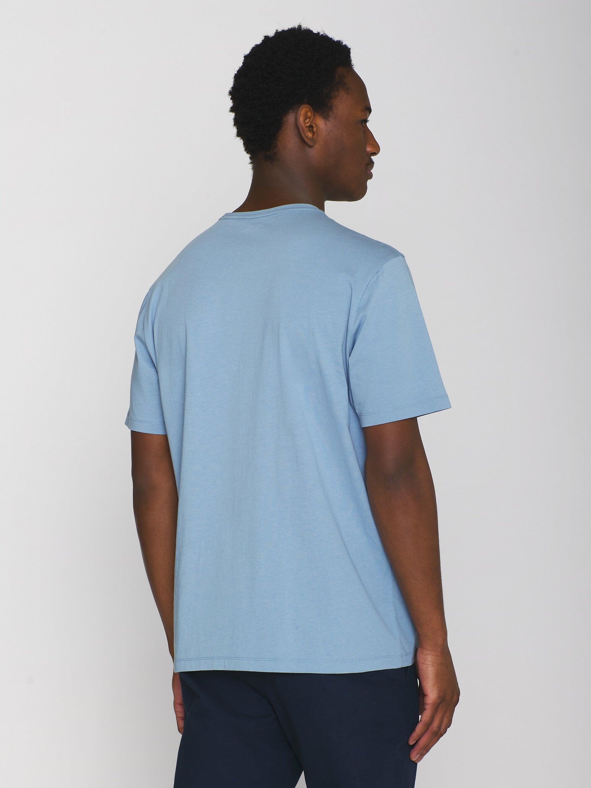 Regular fit Basic tee - Asley Blue
