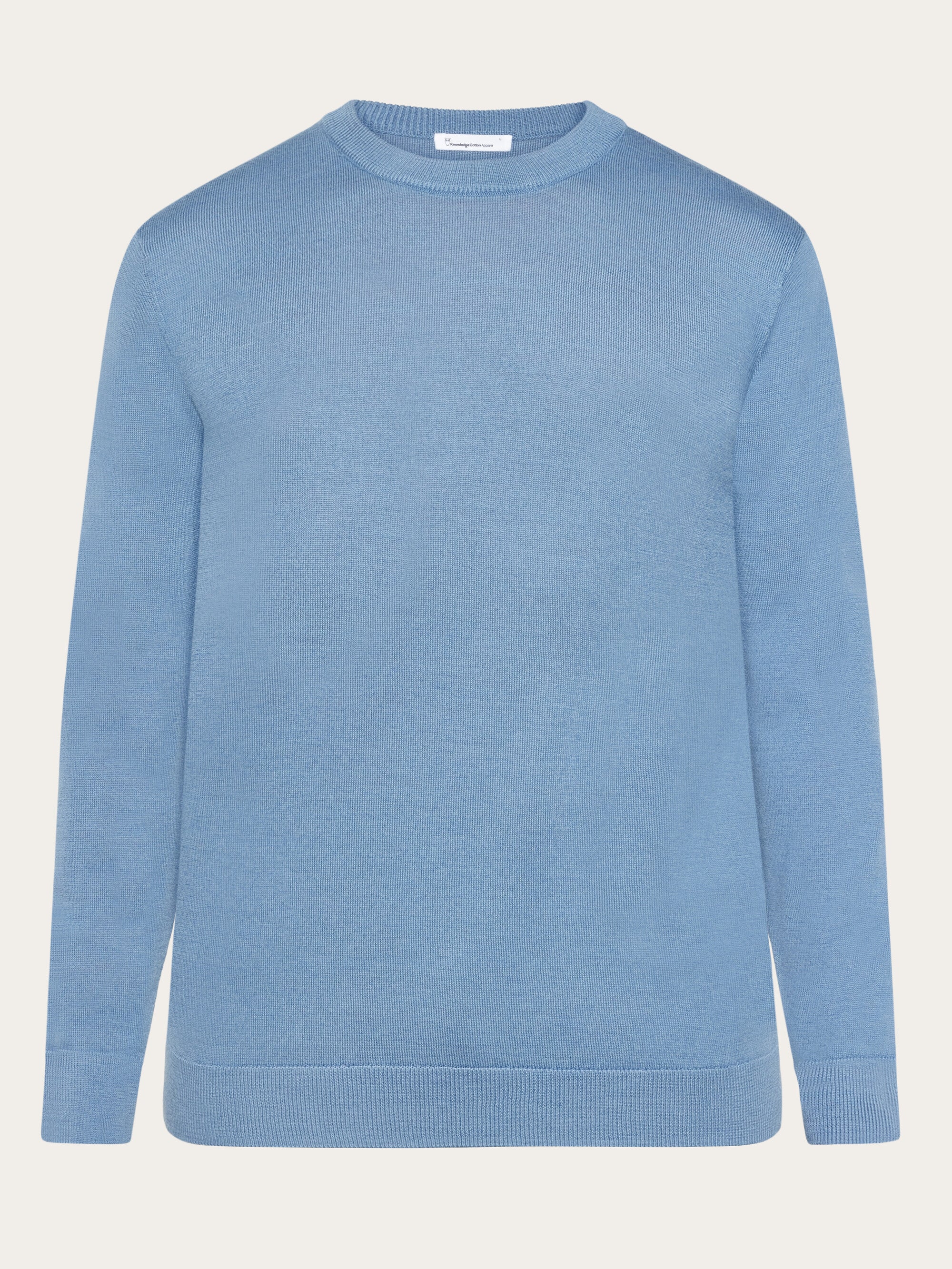 Merino crew neck sweater - Moonlight Blue