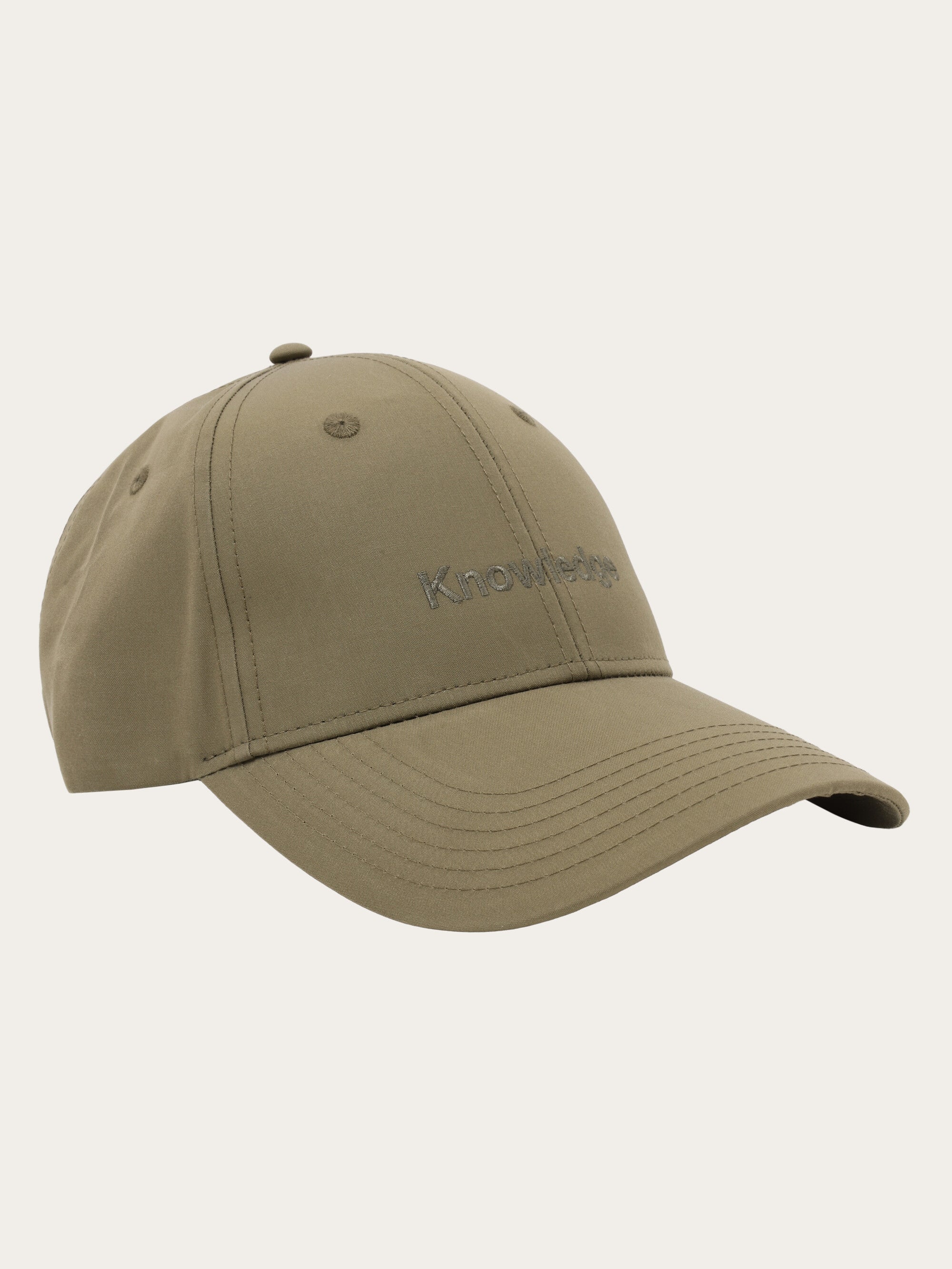 Vent Canvas 200 classic cap - GOTS/vegan - Burned Olive ...